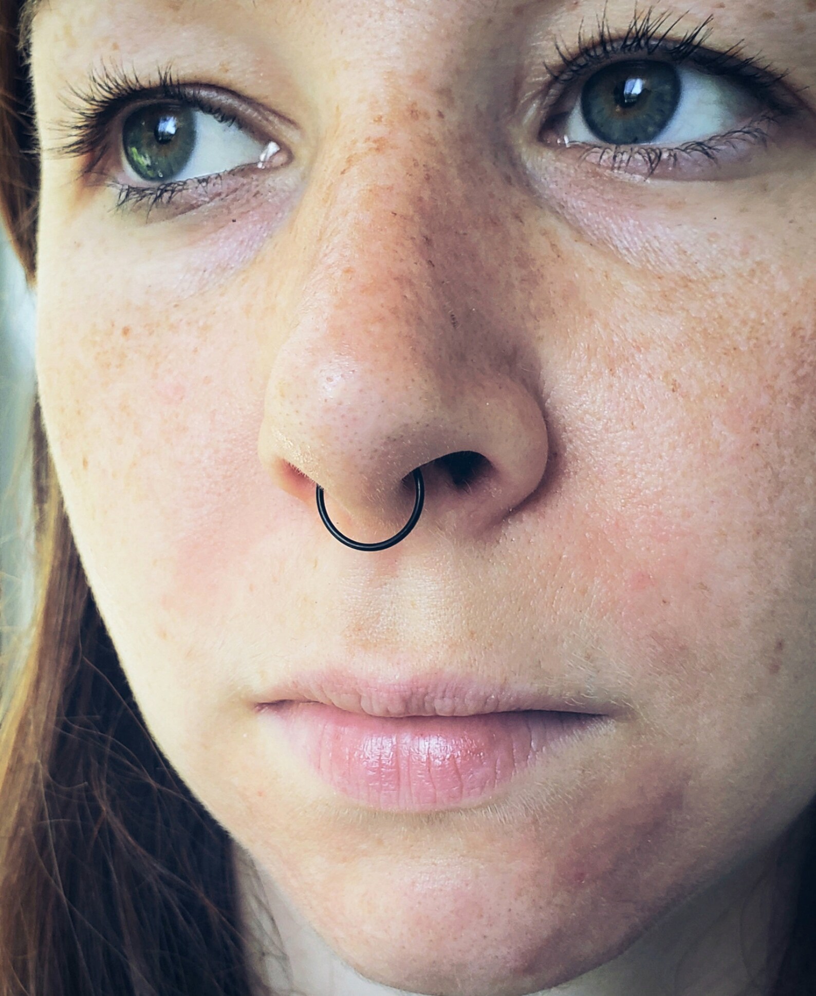 Small Fake Septum Ring Tiny Fake Septum Ring Minimalist - Etsy