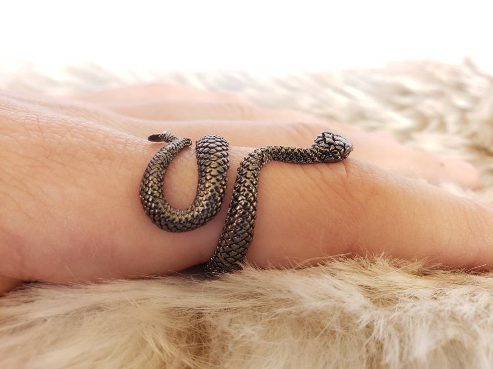 Silver Snake Ring Snake Gifts Snake Jewelry Reptile Ring - Etsy