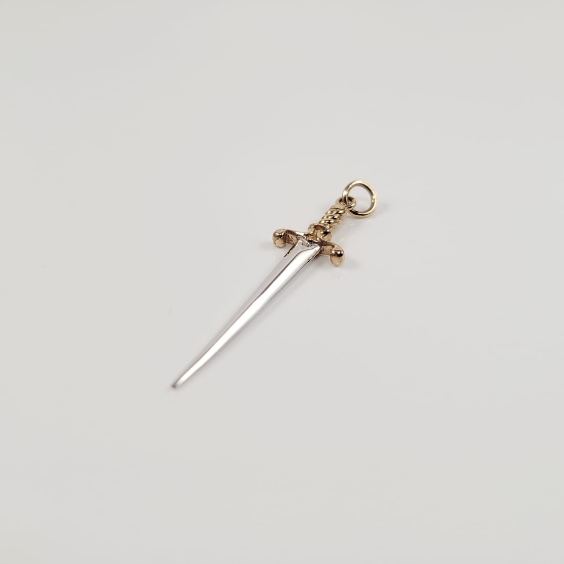 Sword Charm Necklace Sterling Silver Sword Necklace Sword - Etsy