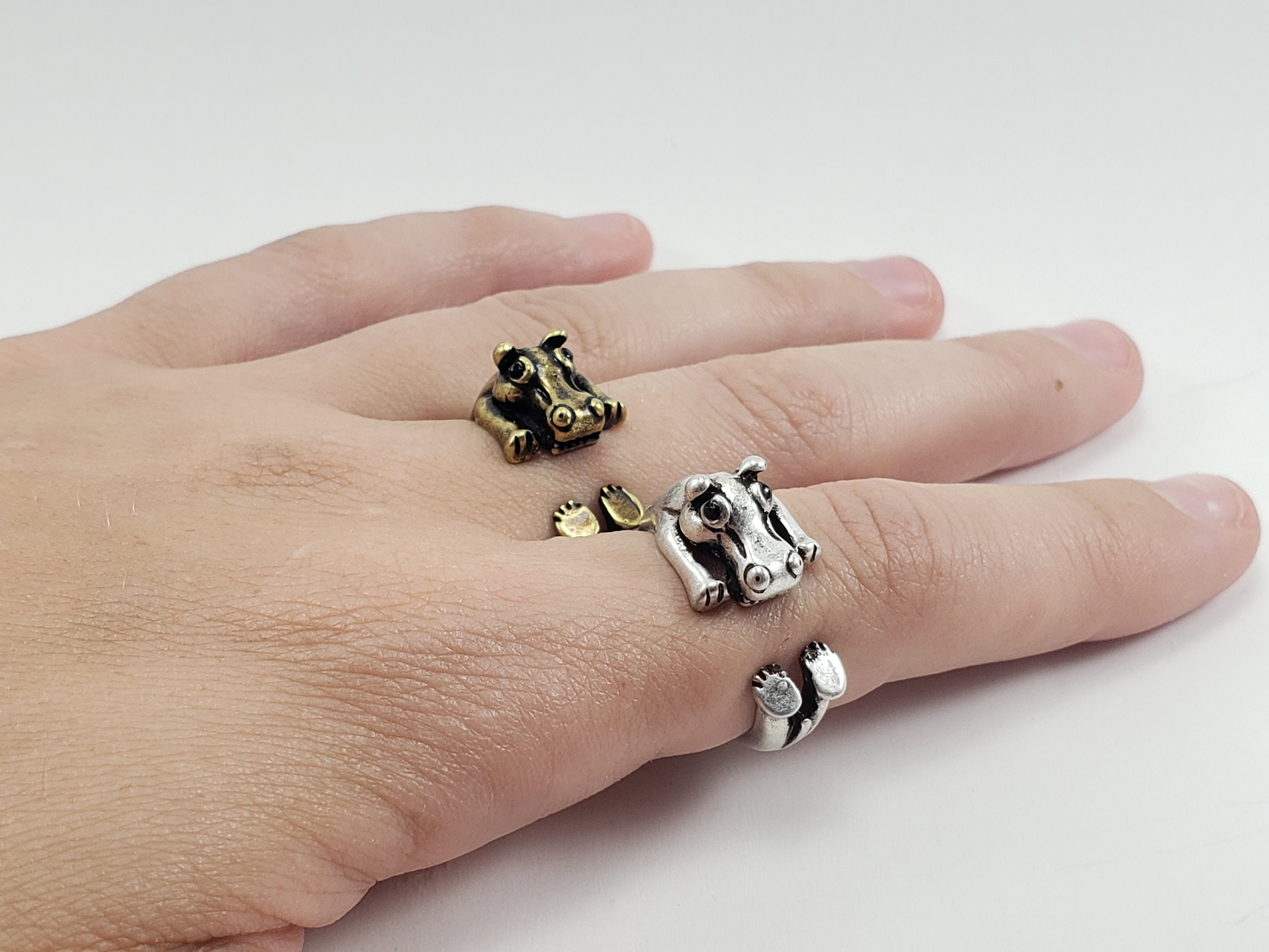 HIPPO Ring Hippo Gifts Hippo Jewelry Hippos Hippo Lover - Etsy