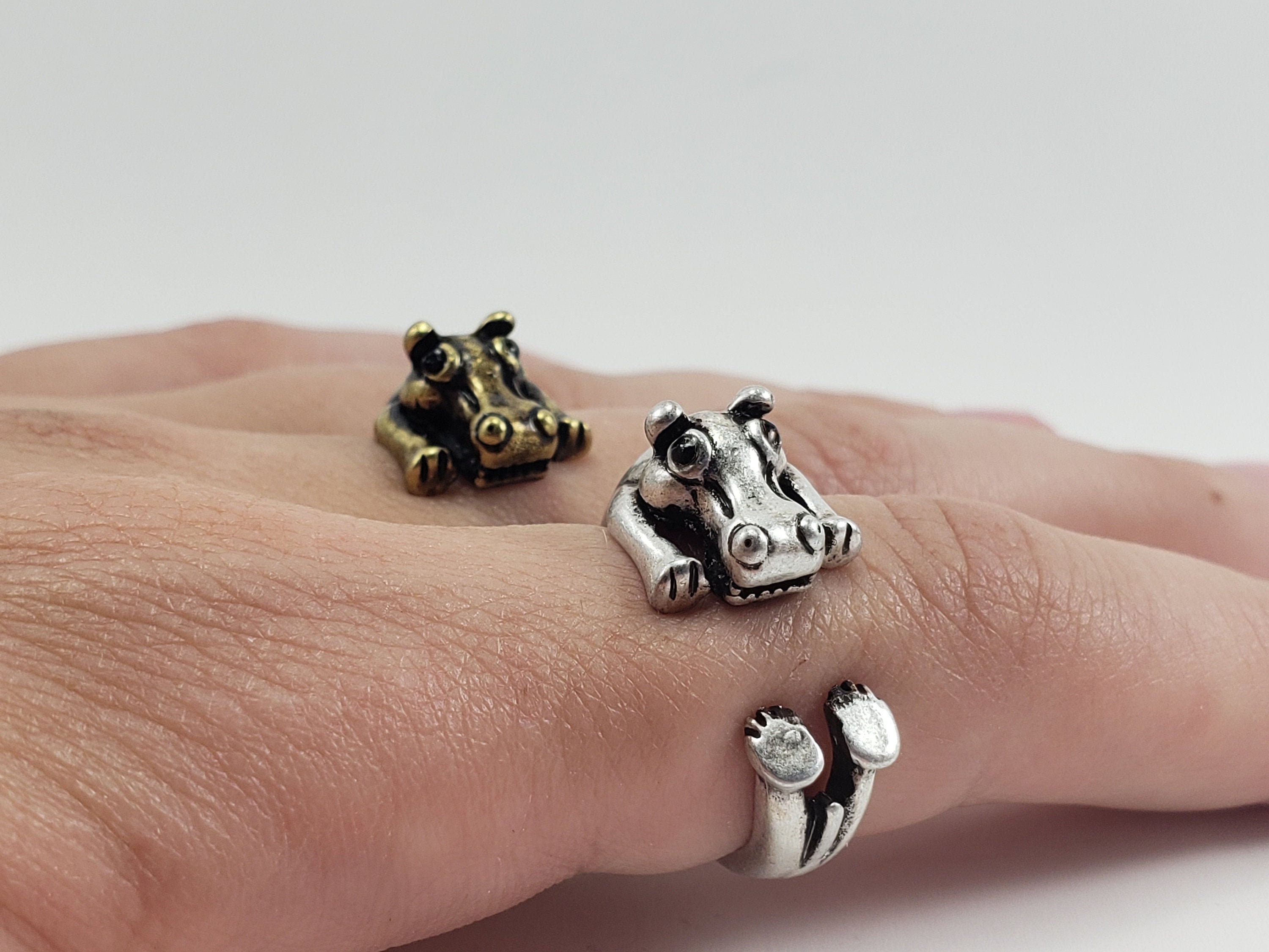 HIPPO Ring Hippo Gifts Hippo Jewelry Hippos Hippo Lover - Etsy
