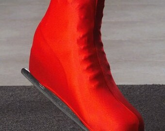 Ice Skate Lycra Boot Cover - Etsy
