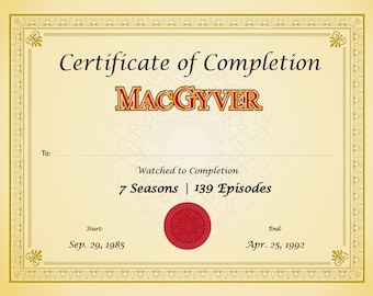 Macgyver - Etsy