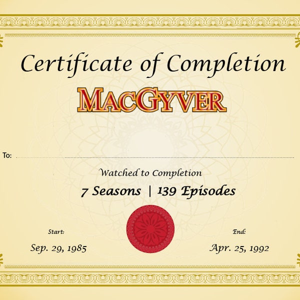 Macgyver - Etsy