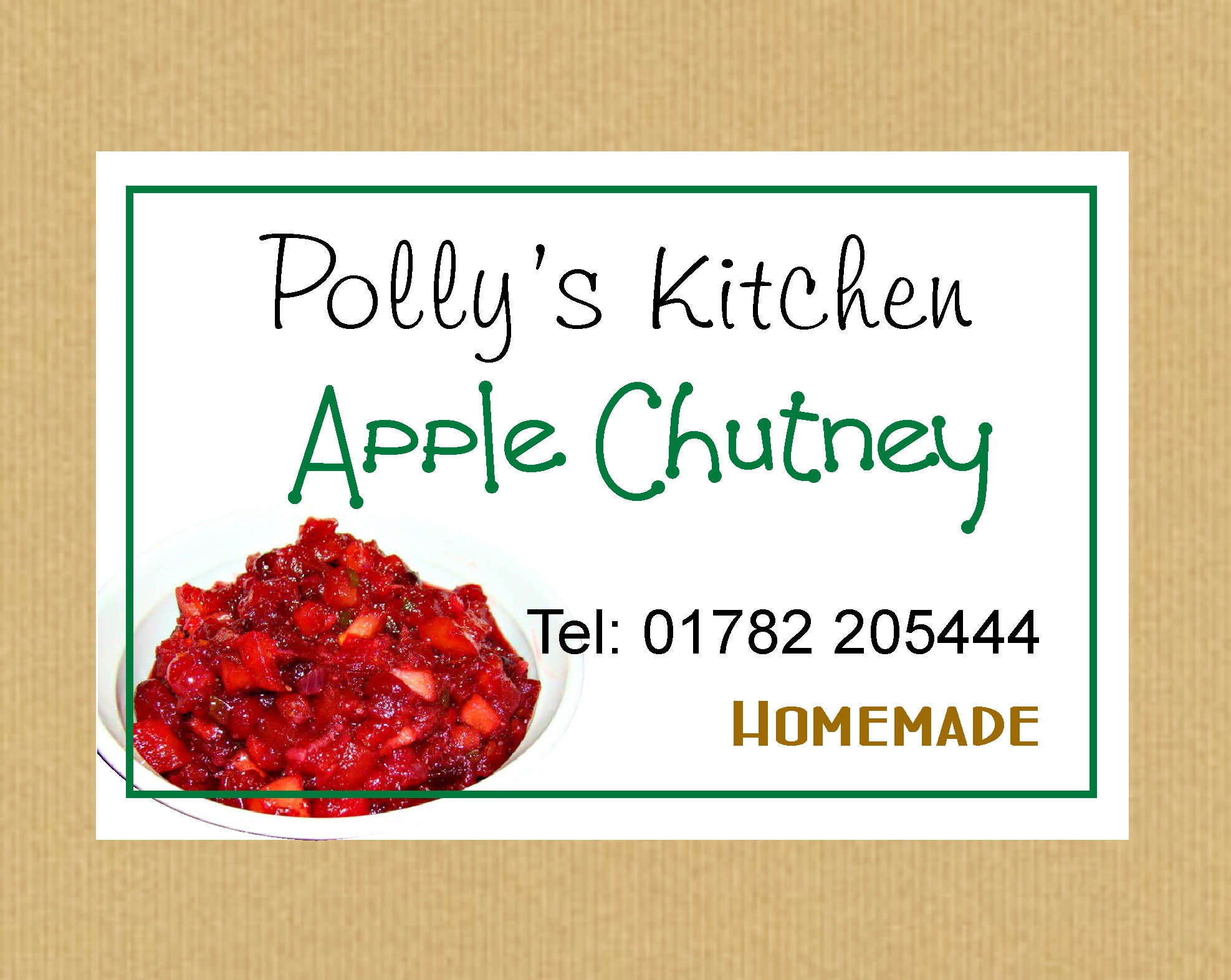 Personalised Homemade Chutney Jar Labels/stickers. Ideal for - Etsy