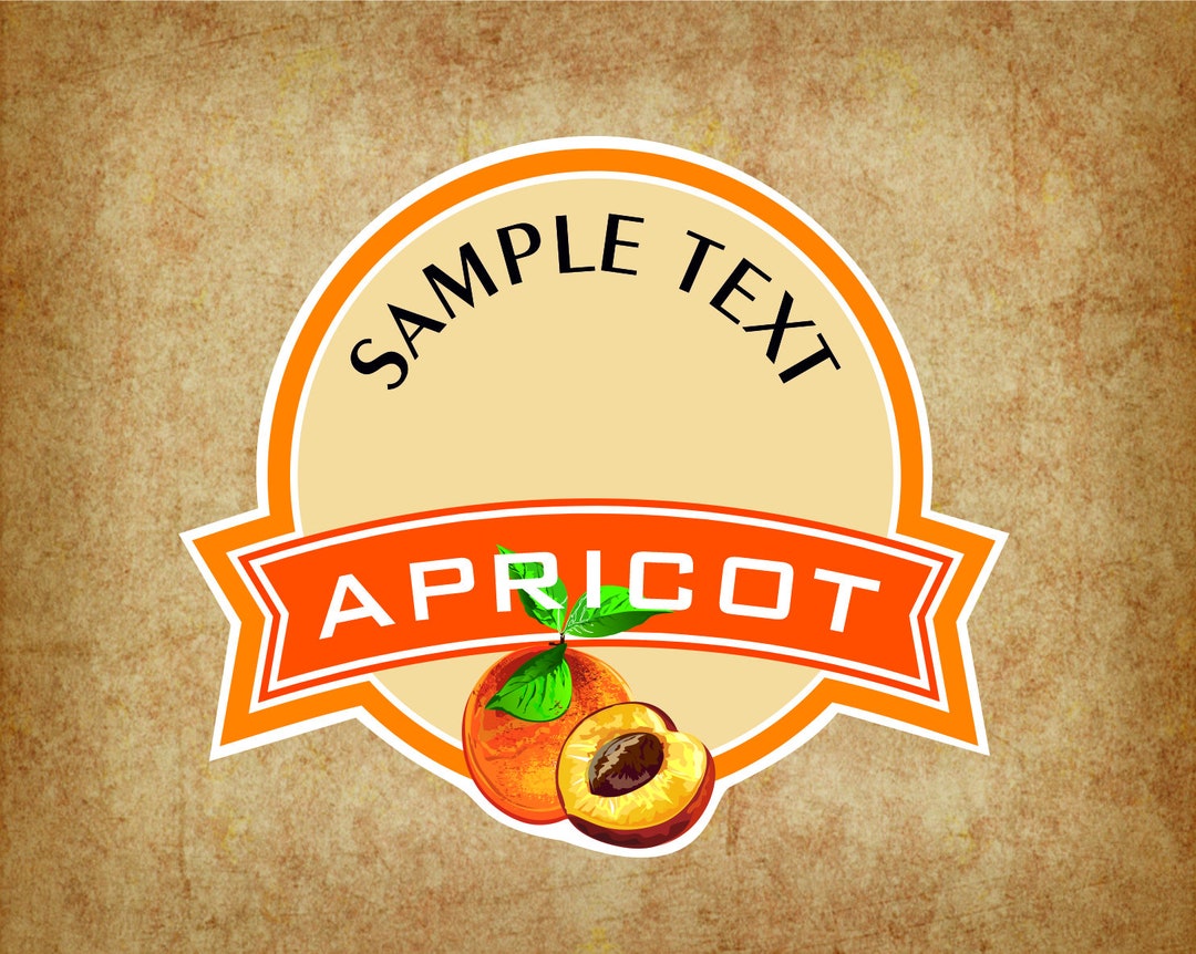 Shaped Personalised Jam Jar Labels. High Quality Colour on Self ...