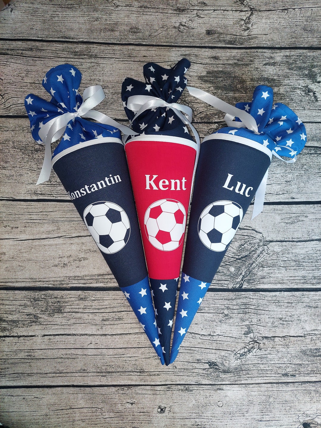 School Cones for Siblings With Names in Many Colors - Etsy