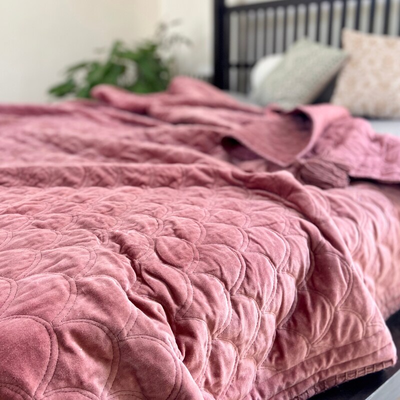 Velvet Bedspread - Etsy