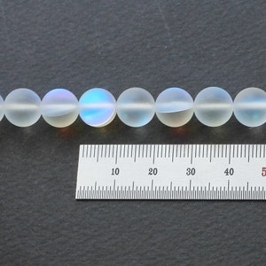 1 Line/ BP0048/ Opacity AB Bead Ball Glass, Clear Beads, Glass Beads ...