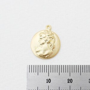 2pcs/p0088mg/ Coin Plaster Cast Pendant, Coin Pendant, Coin Charm ...