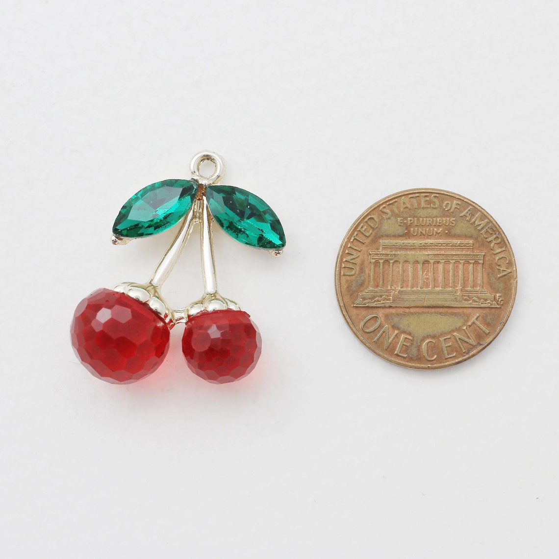 2pcs/gp0026g/ Cherry Acrylic Pendant Charm Cherry Charm - Etsy