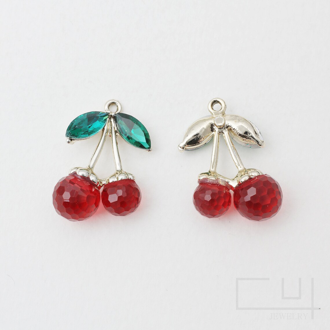 2pcs/gp0026g/ Cherry Acrylic Pendant Charm Cherry Charm - Etsy