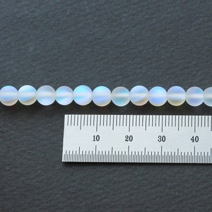 1 Line/ BP0048/ Opacity AB Bead Ball Glass, Clear Beads, Glass Beads ...
