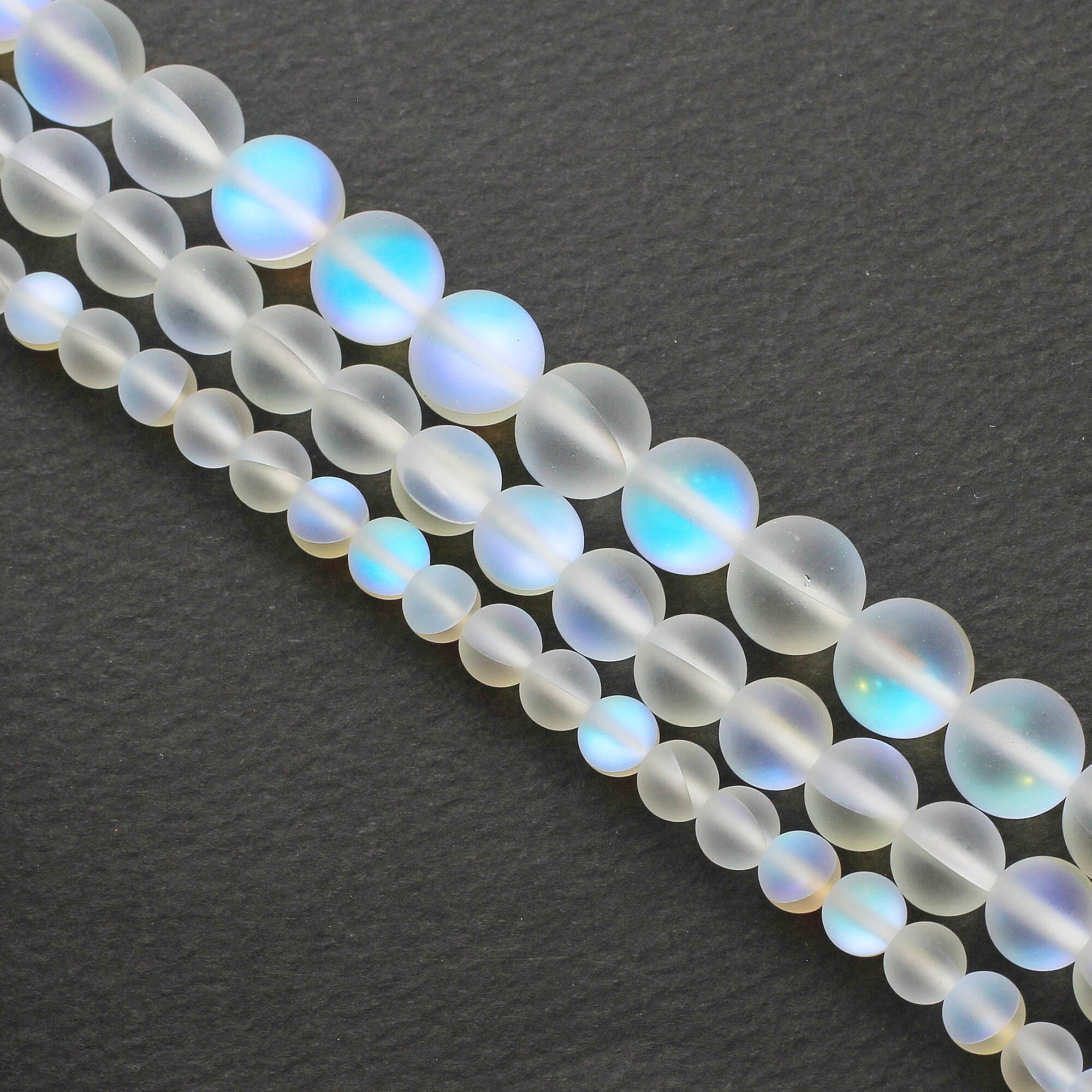 1 Line/ BP0048/ Opacity AB Bead Ball Glass Clear Beads Glass - Etsy