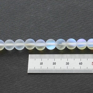 1 Line/ BP0048/ Opacity AB Bead Ball Glass, Clear Beads, Glass Beads ...