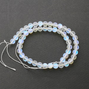1 Line/ BP0048/ Opacity AB Bead Ball Glass, Clear Beads, Glass Beads ...