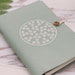 Soft Writing Notebook for Women,refillable Fabric Journals,6 Ring ...