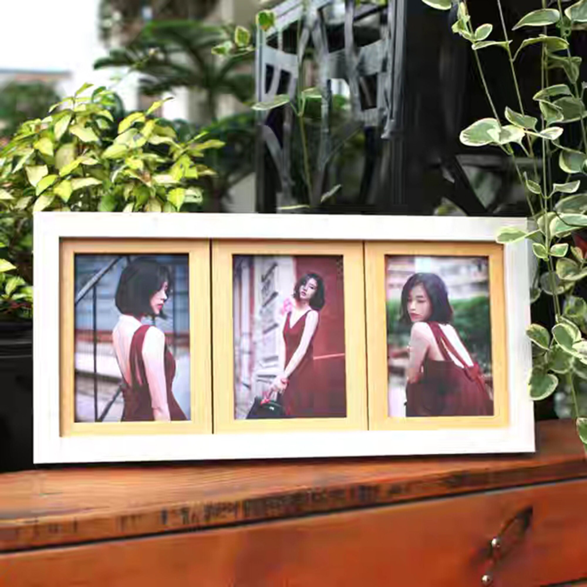 Triple Removable Photo Frame Baby First Year Photo | Etsy