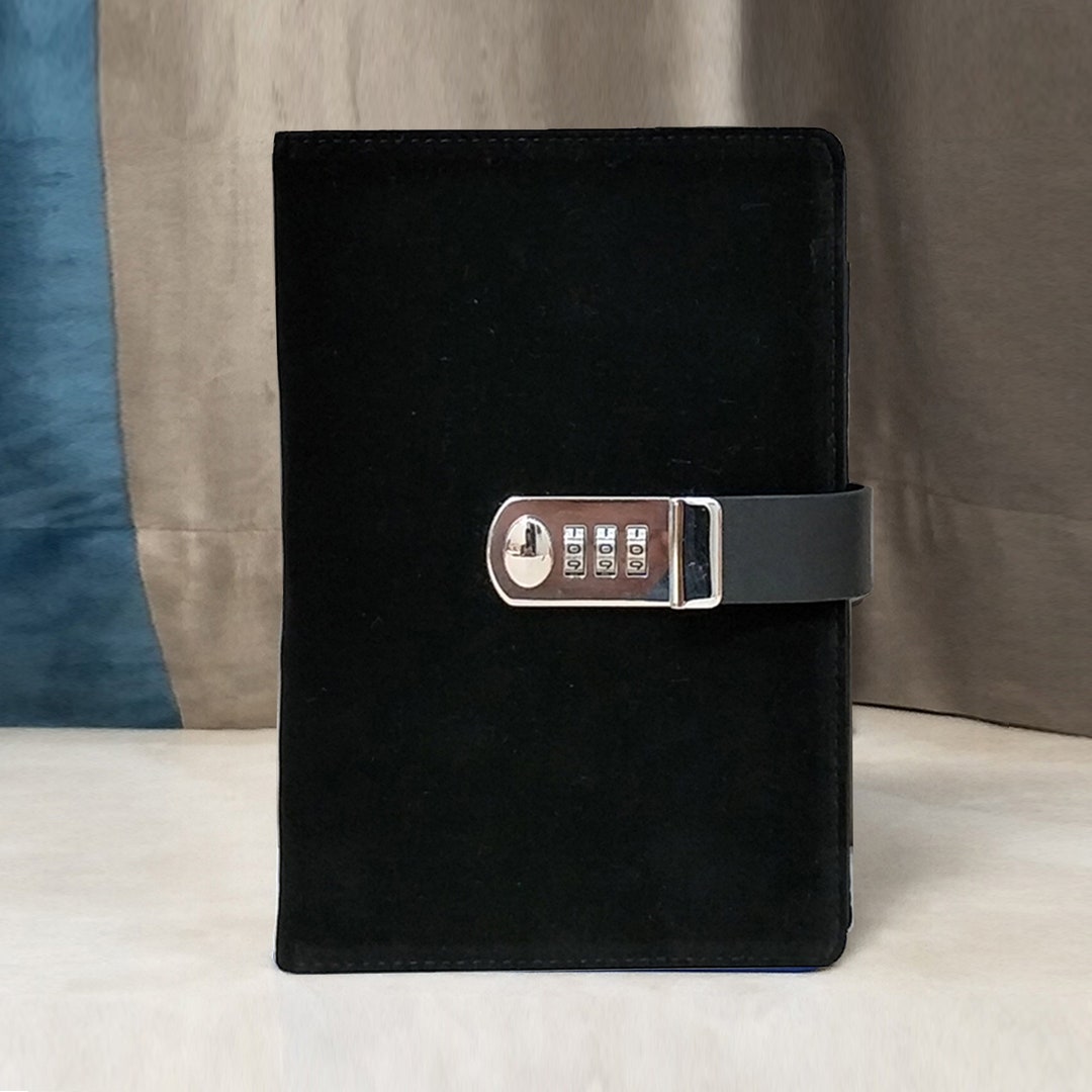 Black Journals for Men,flush Soft Cover Writing Notebook,a5 Secret ...