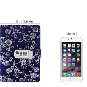 Refillable Locking Journals Leather,digital Password Journals,secret ...