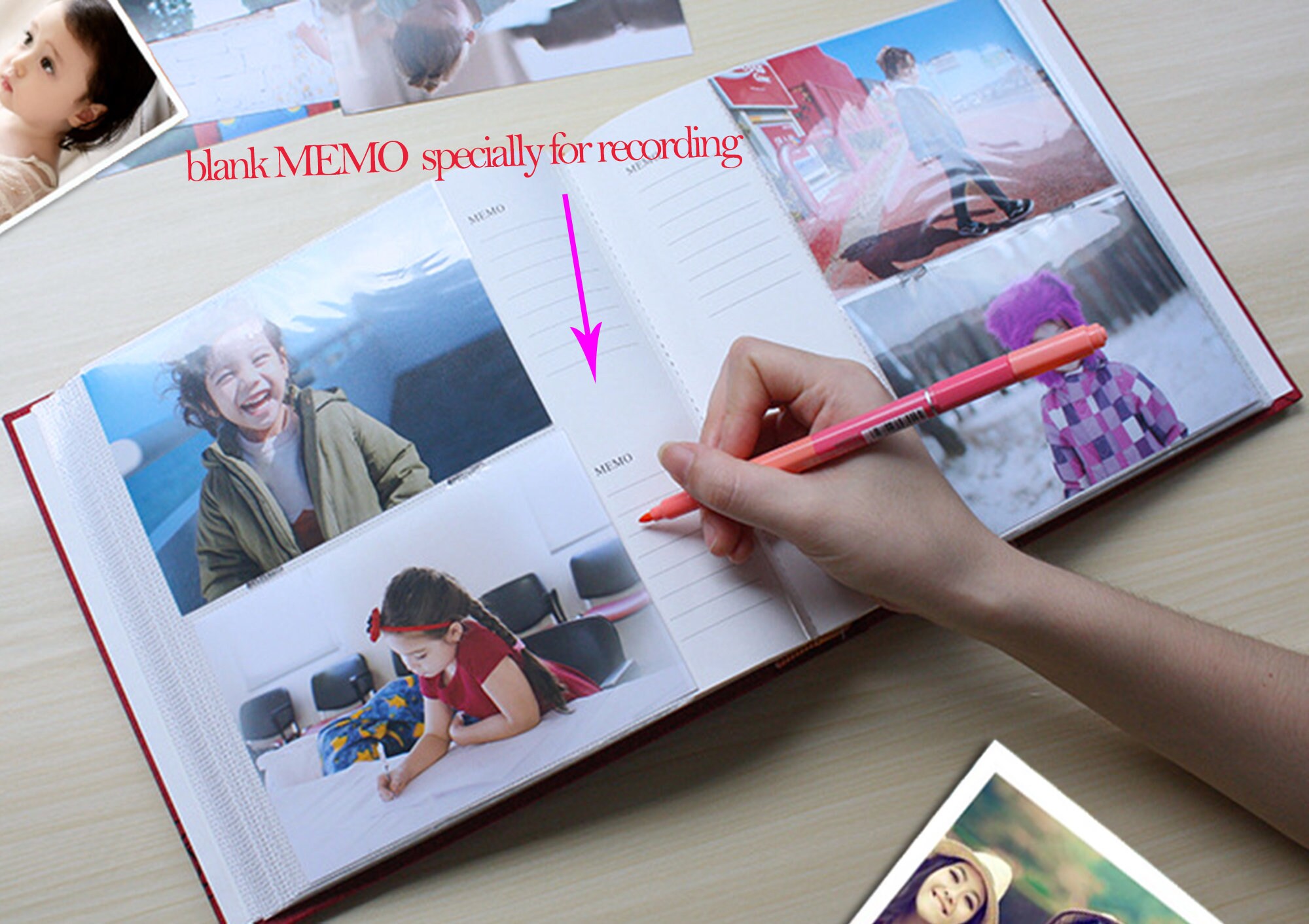 46 Pocket Family Photo Album Insert Suede Photo Book 4R | Etsy