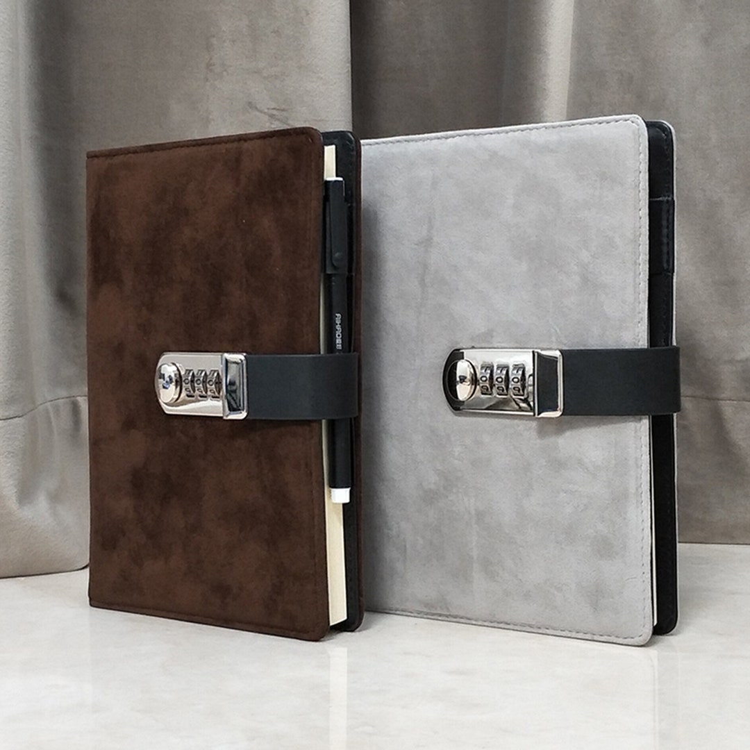 Soft Journal Notebook for Adults, Lock Diary, Writing Notebook,a5 ...