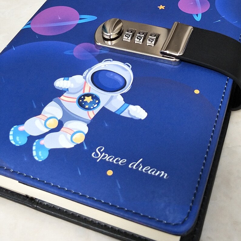 Space Diary With Lock for Boys and Girlssecret Locking - Etsy