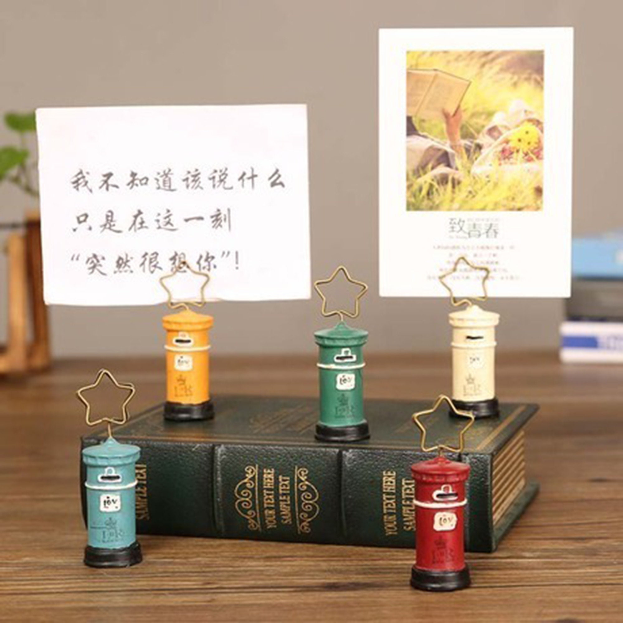 Vintage Photo Holder Metal Picture Holders antique Memo | Etsy