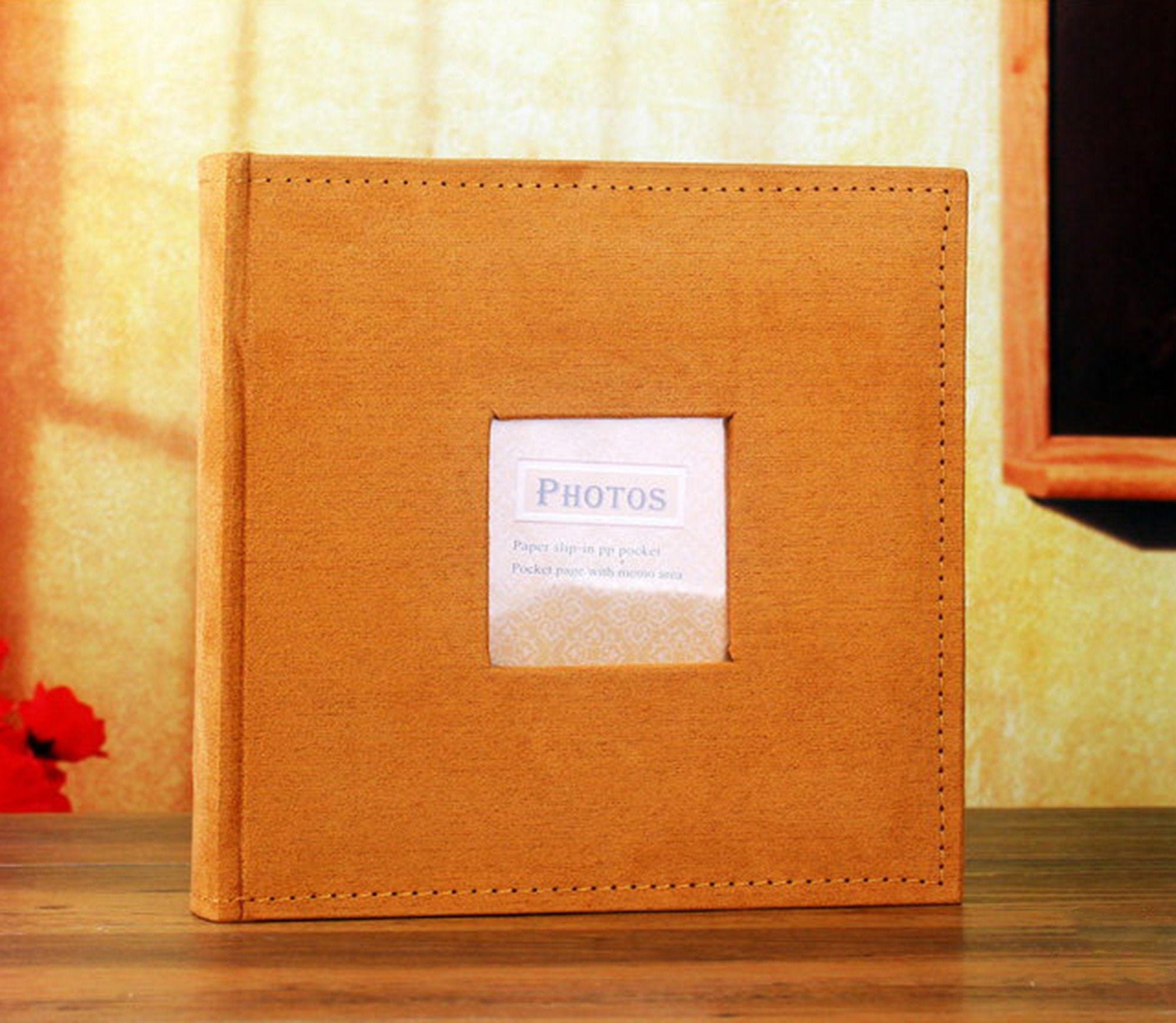 46 Pocket Family Photo Album Insert Suede Photo Book 4R | Etsy