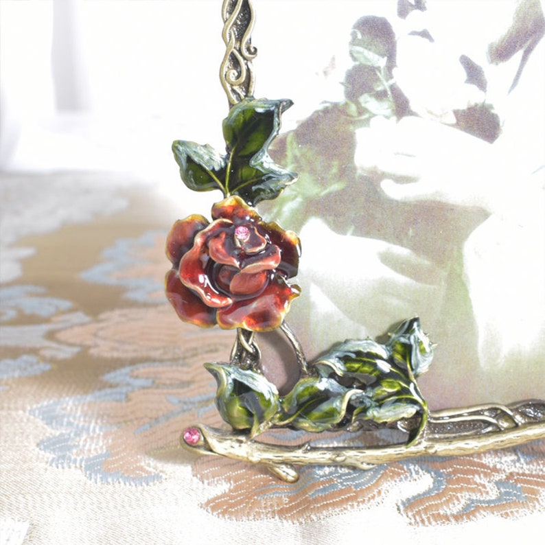 Rose Flower Art Picture Framemetal Photo Frame Weddingrustic - Etsy