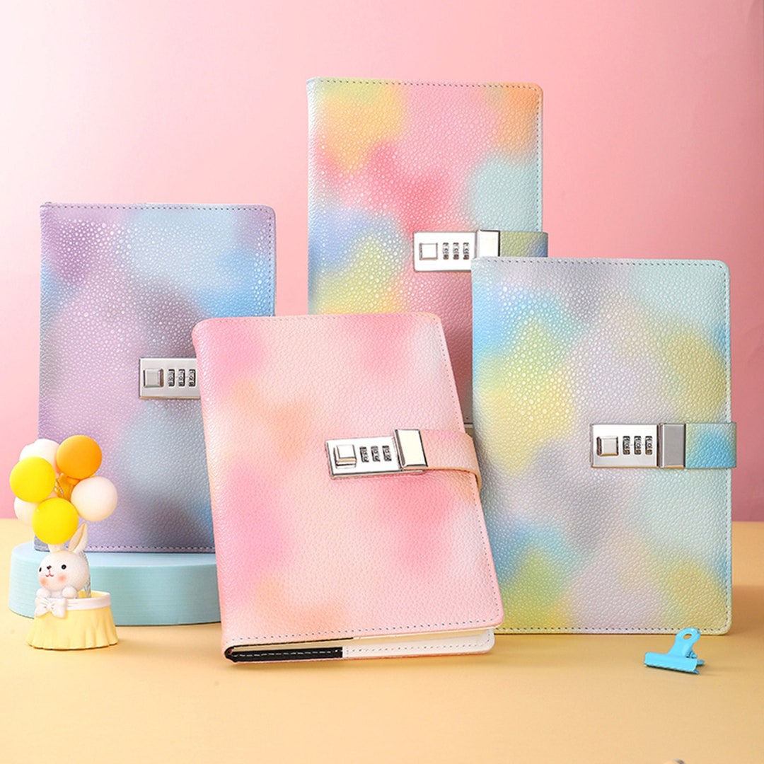Journals Notebook Lock,soft Cover Coded Notebook,secret Diary,a5 ...