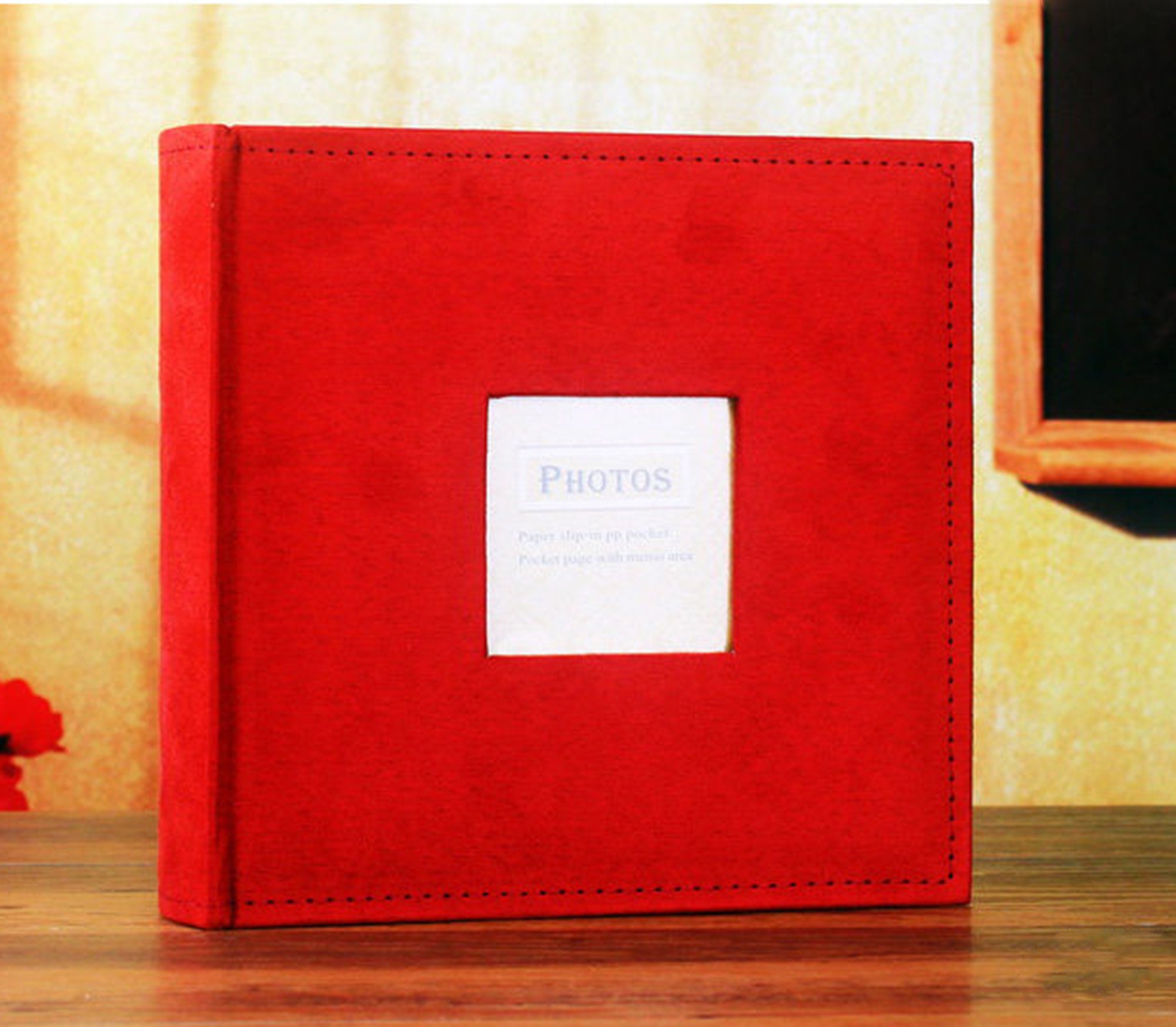 46 Pocket Family Photo Album Insert Suede Photo Book 4R | Etsy