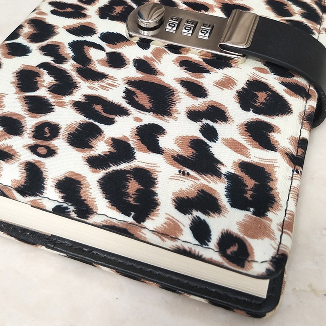 Lock Diary Notebookleopard Journalsdiary With Digital - Etsy