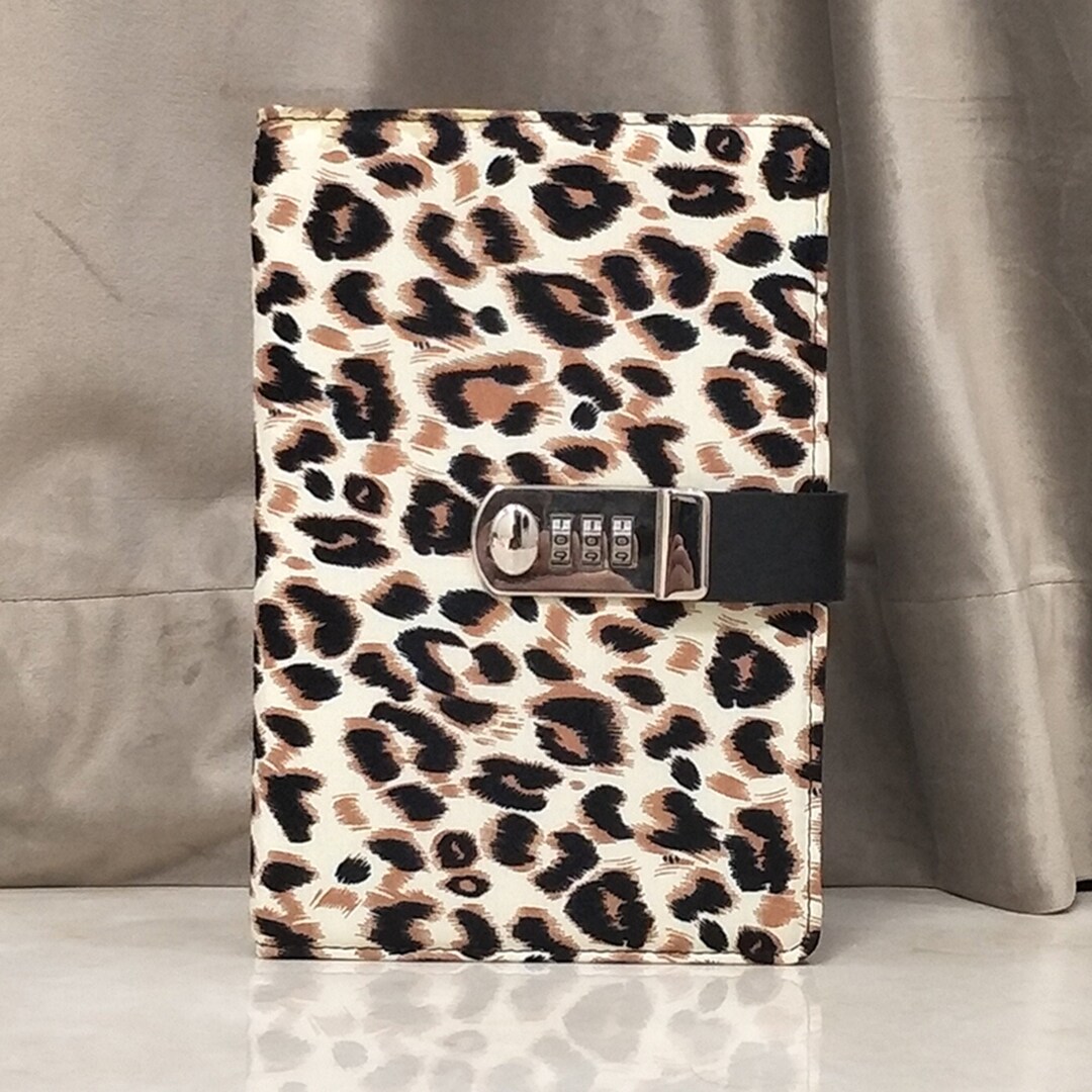 Lock Diary Notebook,leopard Journals,diary With Digital Lock,secret ...