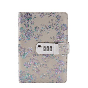 Refillable Locking Journals Leather,digital Password Journals,secret ...