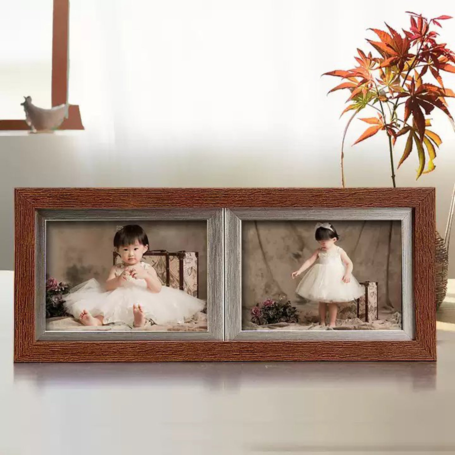 2 In1 Removable Multi Photo Frame Rustic Photo - Etsy