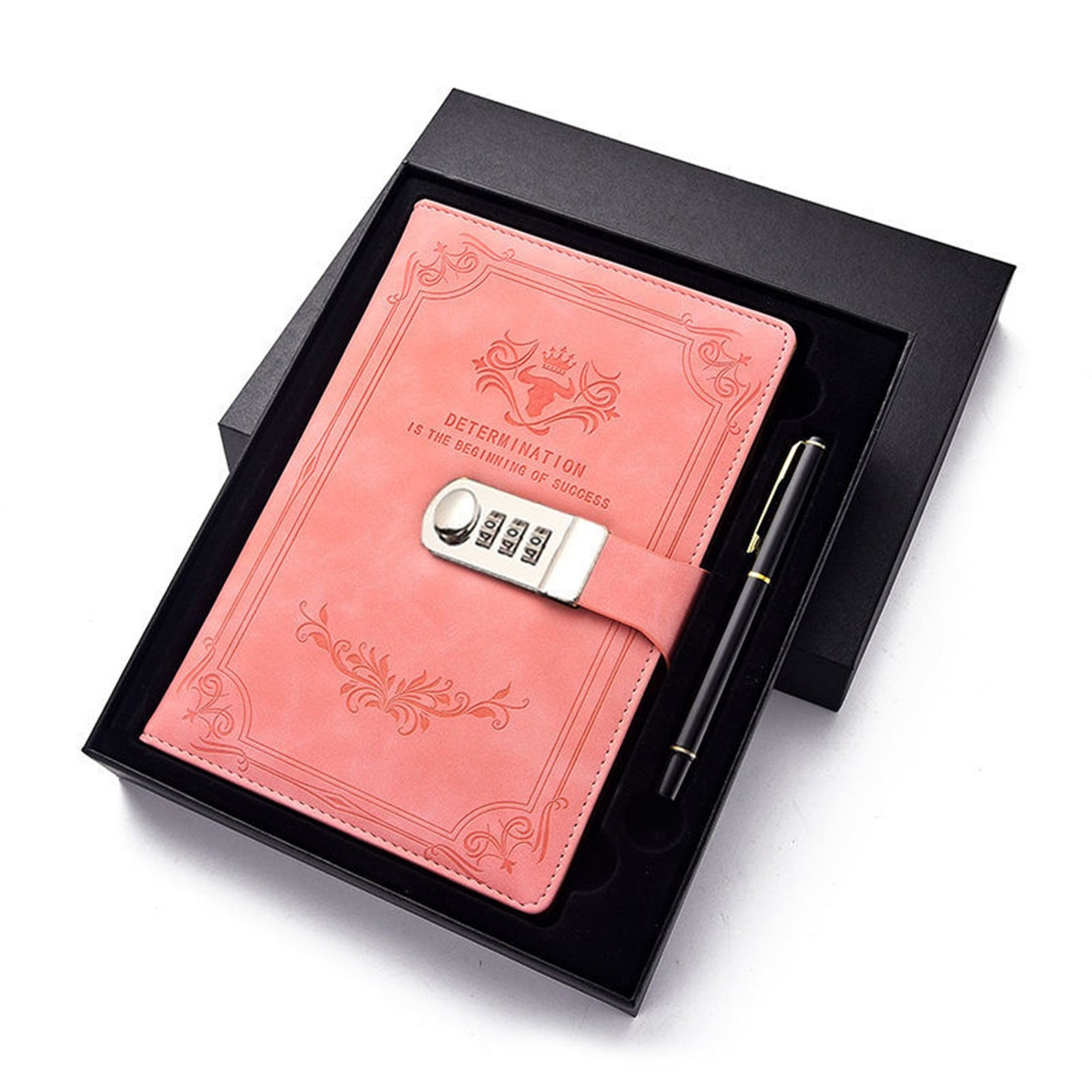 Custom Lock Journals Notebookcoded Diaries Refillablesecret - Etsy