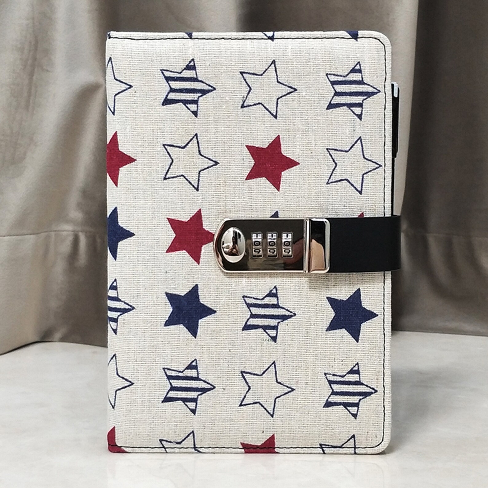 Lock Notebooks and Journalscloth Cover Rustic Notebook - Etsy