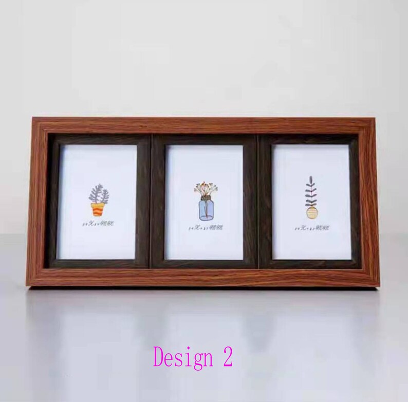 Triple Removable Photo Frame Baby First Year Photo | Etsy