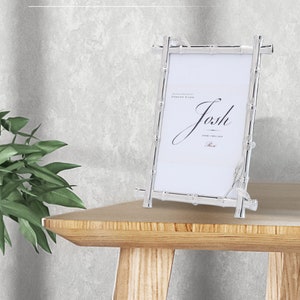 Desk Standing Photo Frame Silver 64inch,metal Art Picture Frame 75,home ...