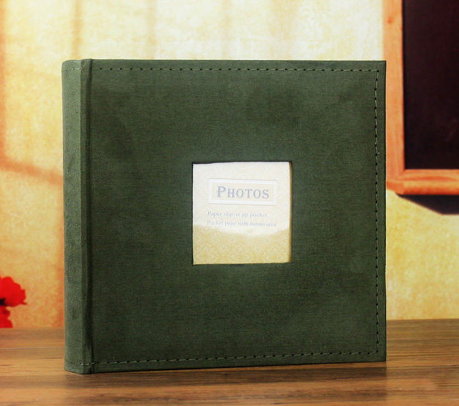 46 Pocket Family Photo Album Insert Suede Photo Book 4R - Etsy