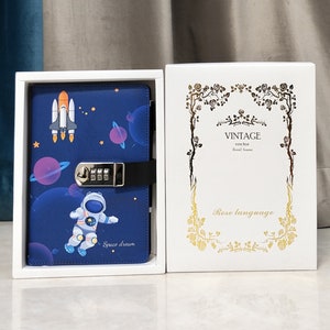 Space Diary With Lock for Boys and Girls,secret Locking Journal,260 ...