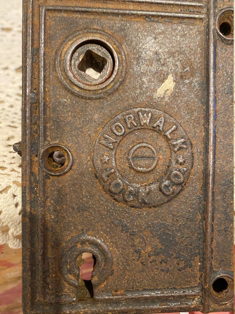 Antique Mortise by Norwalk Lock Co. - Interior Mortise From 1860's ...