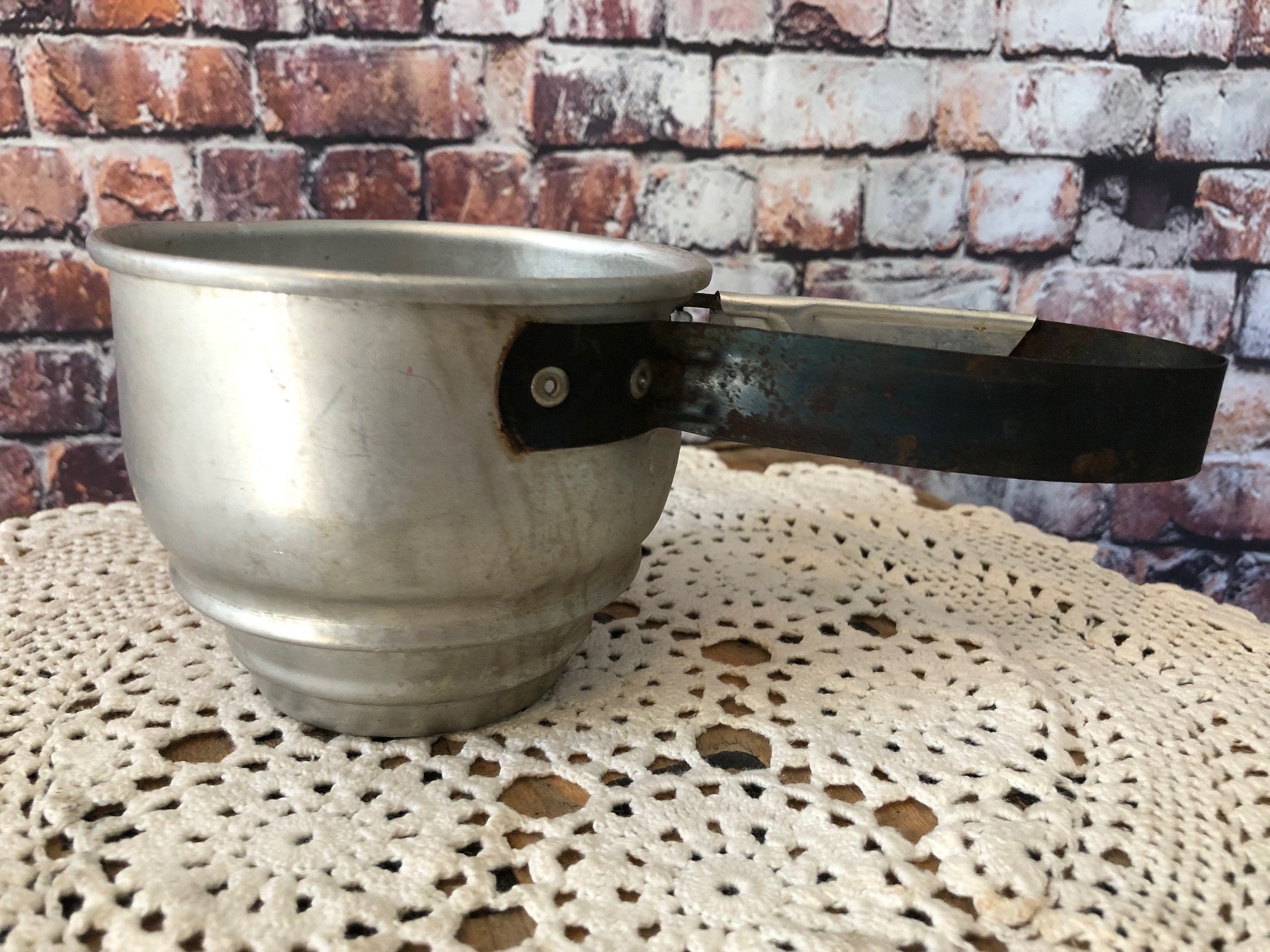 Vintage Sifter Foley Hand Held Metal Sifter Aluminum Flour Sifter ...