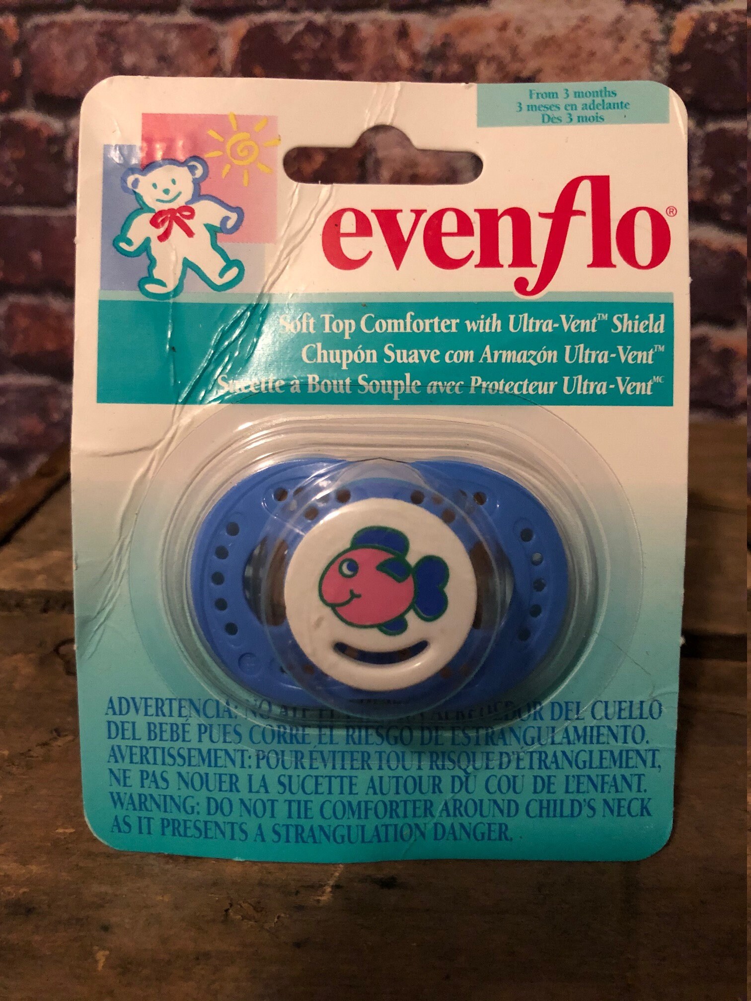 Vintage Pacifier Evenflo 1997 Soft Top Comforter With - Etsy Canada