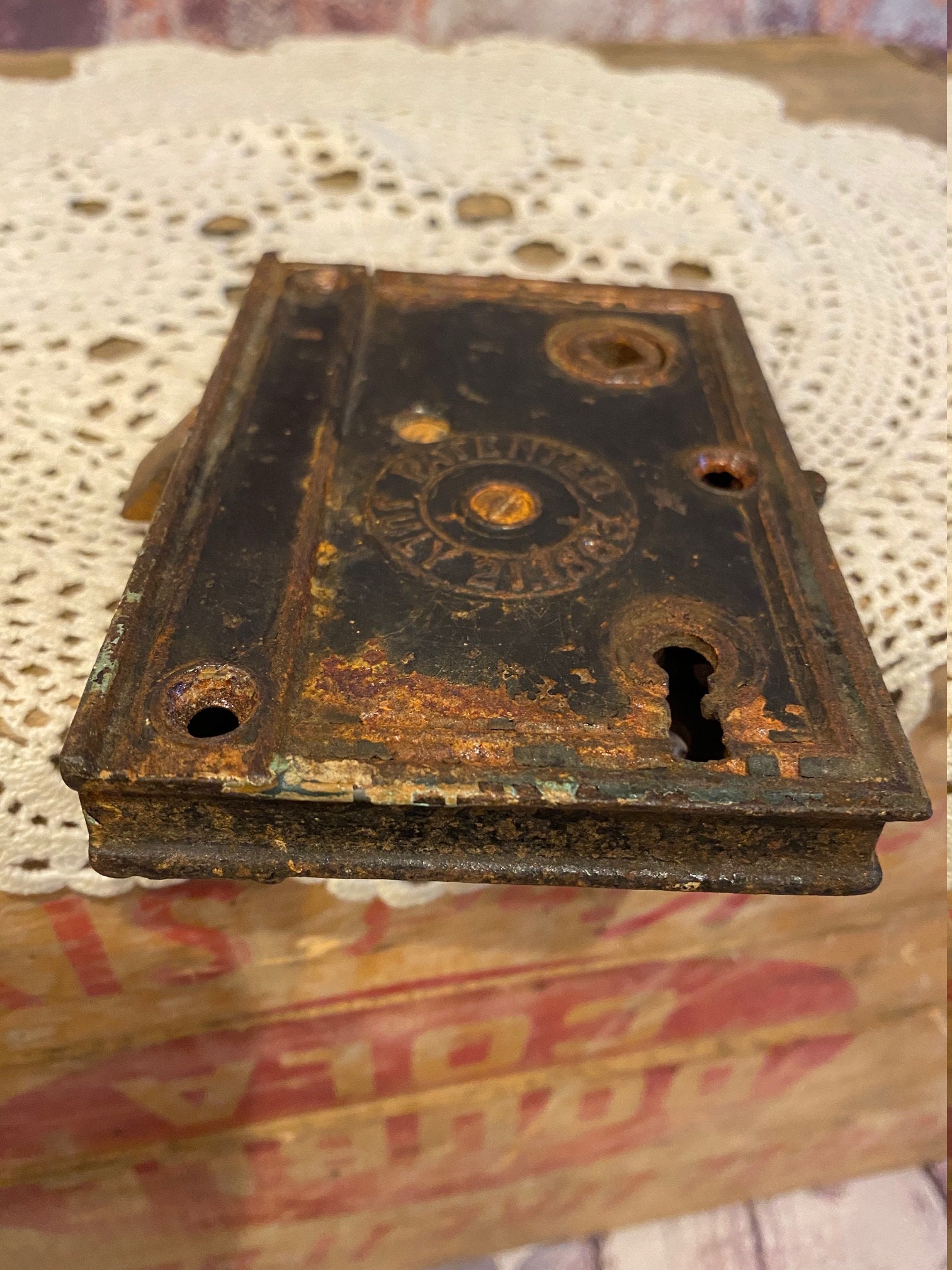 Antique Mortise by Norwalk Lock Co. - Interior Mortise From 1860's ...