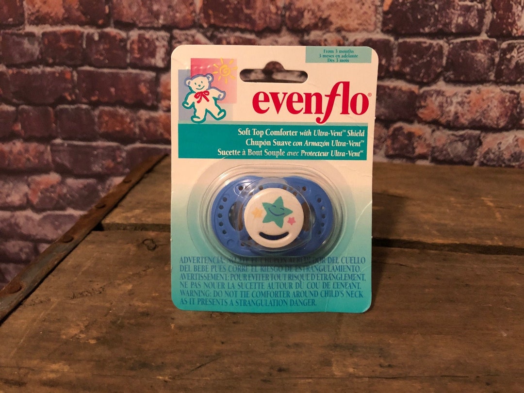 Vintage Pacifier Evenflo 1997 Soft Top Comforter With - Etsy Canada