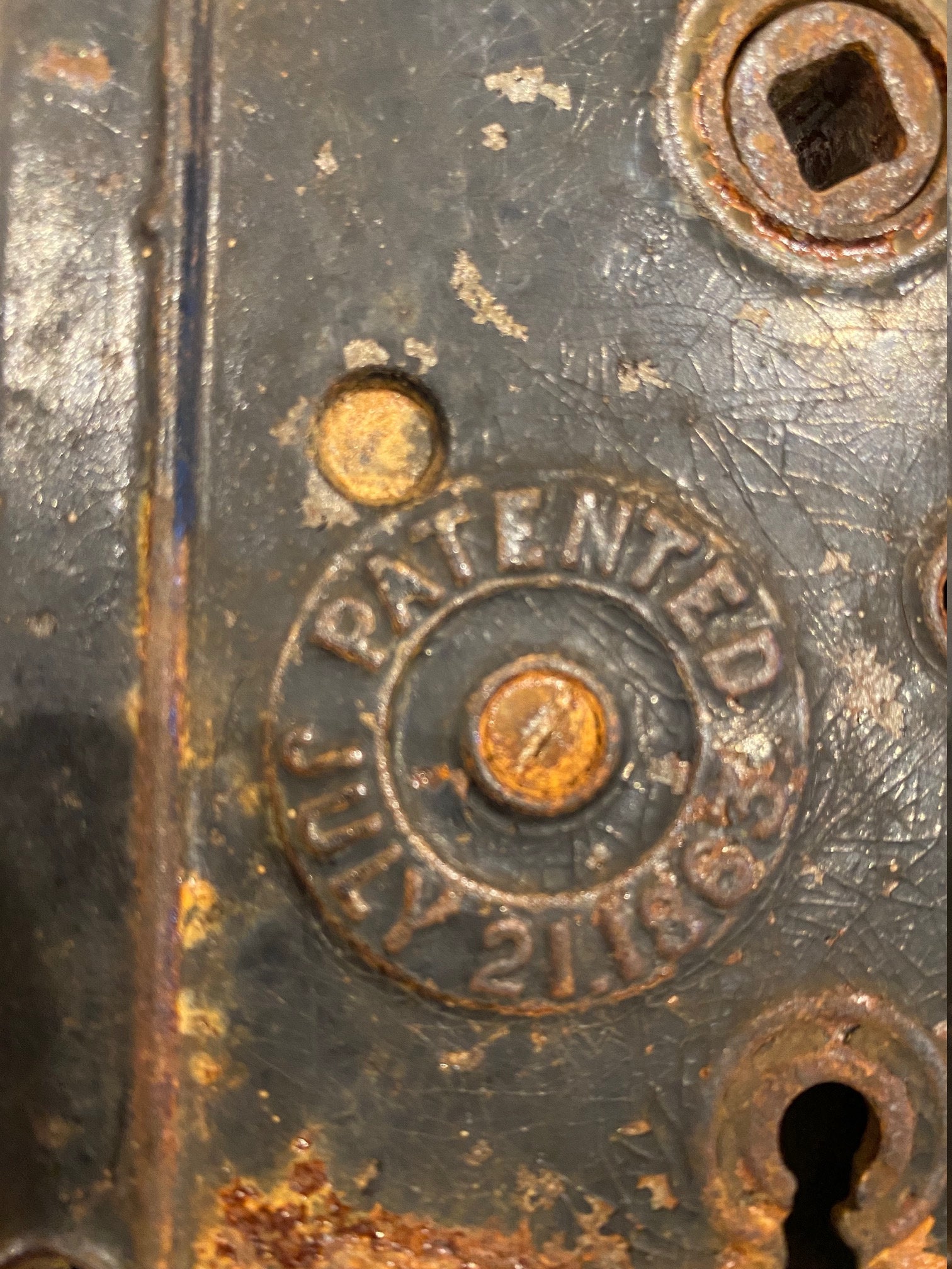 Antique Mortise by Norwalk Lock Co. - Interior Mortise From 1860's ...