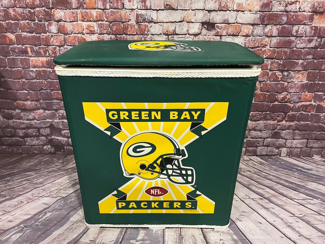 Vintage Laundry Hamper - Green Bay Packers NFL Clothes Hamper - 1994 ...
