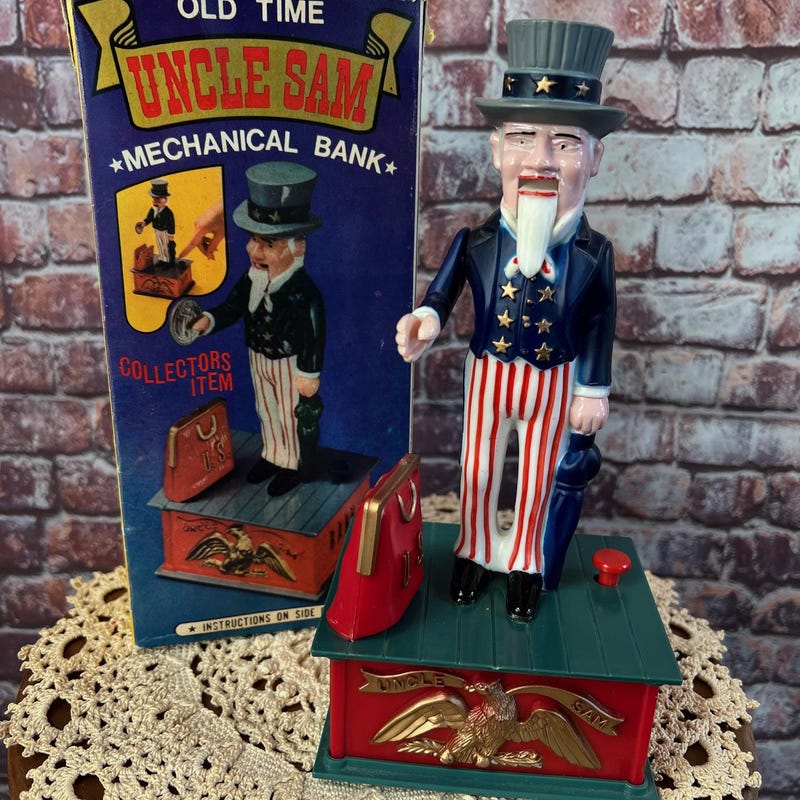 Uncle Sam Bank - Etsy
